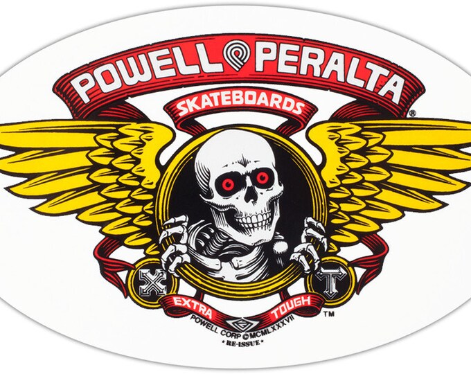 Powell Peralta Winged Ripper Skateboard Sticker 6.5" - Etsy