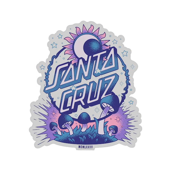 Santa Cruz Stickers - Etsy