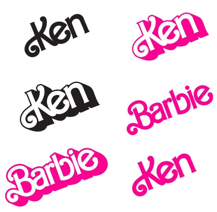 DIGITAL Barbie Ken Logo PNG Svg Files - Etsy UK