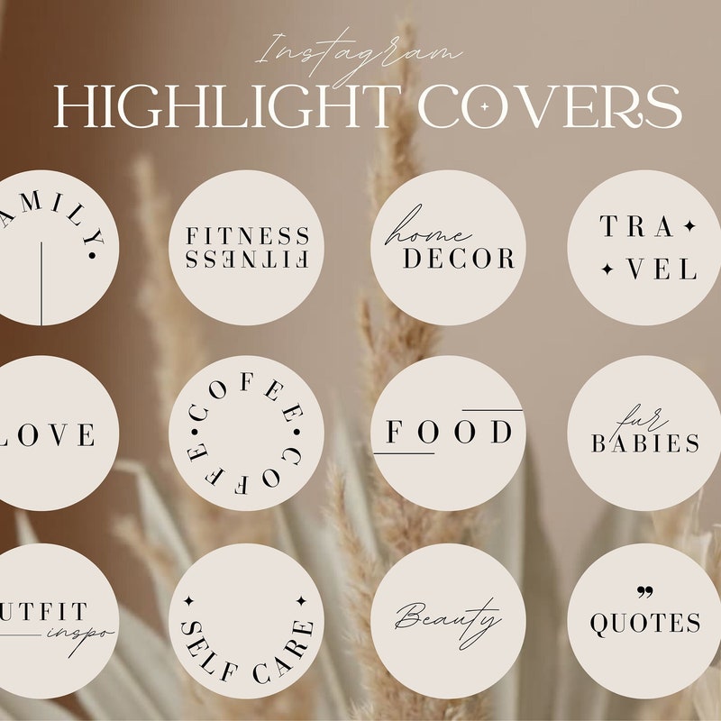 Highlight Covers - Etsy