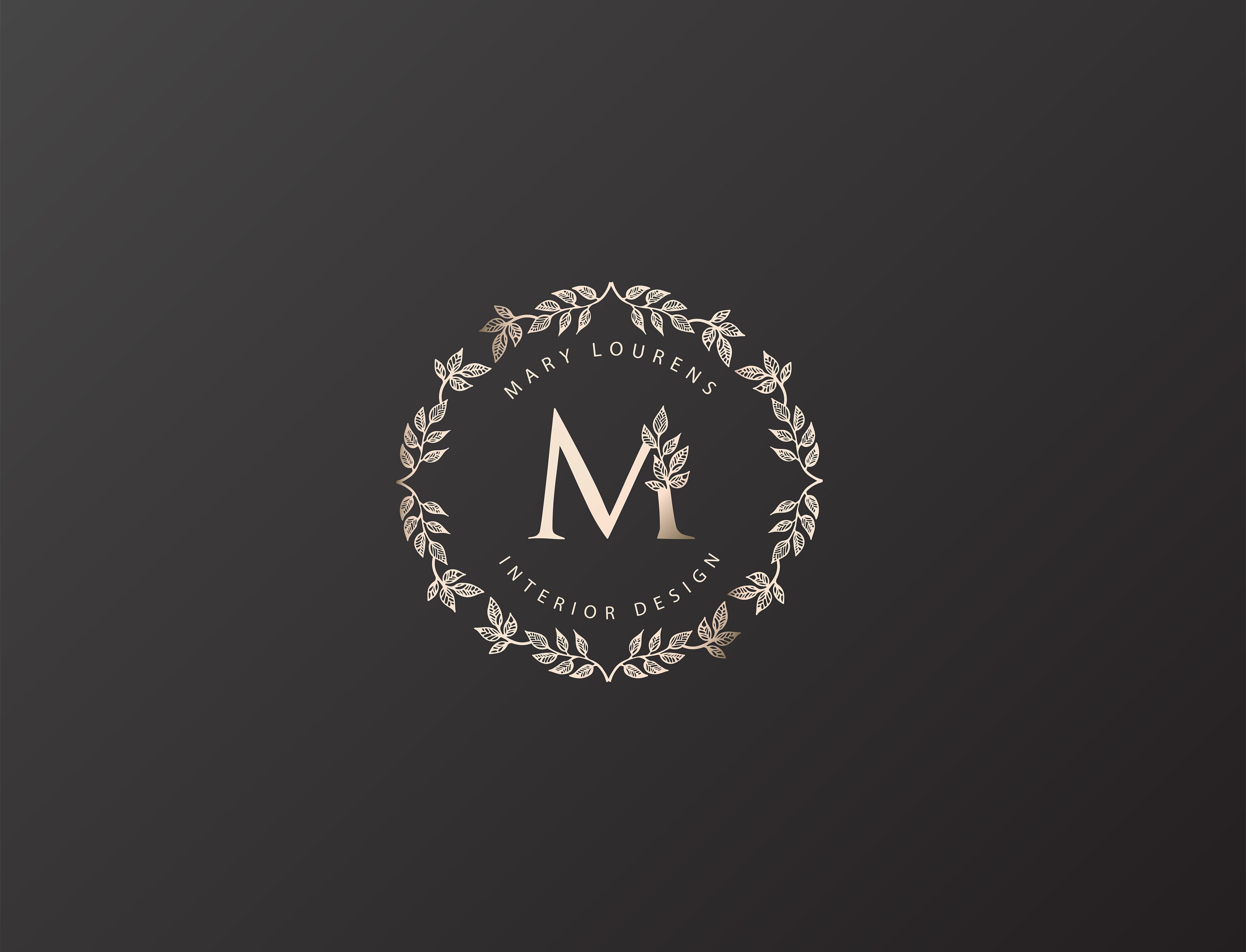 Custom Initial Logo Design / Branding Kit / Custom, Personalised, Text ...