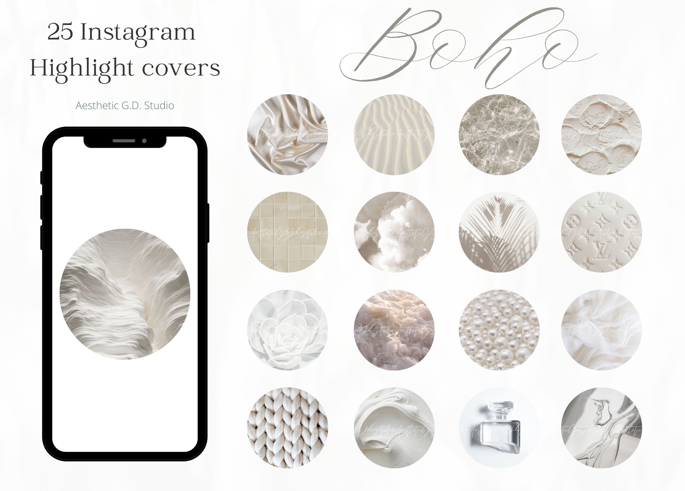 25 Boho Instagram Highlight Covers, Ig Story Icons, Highlights ...