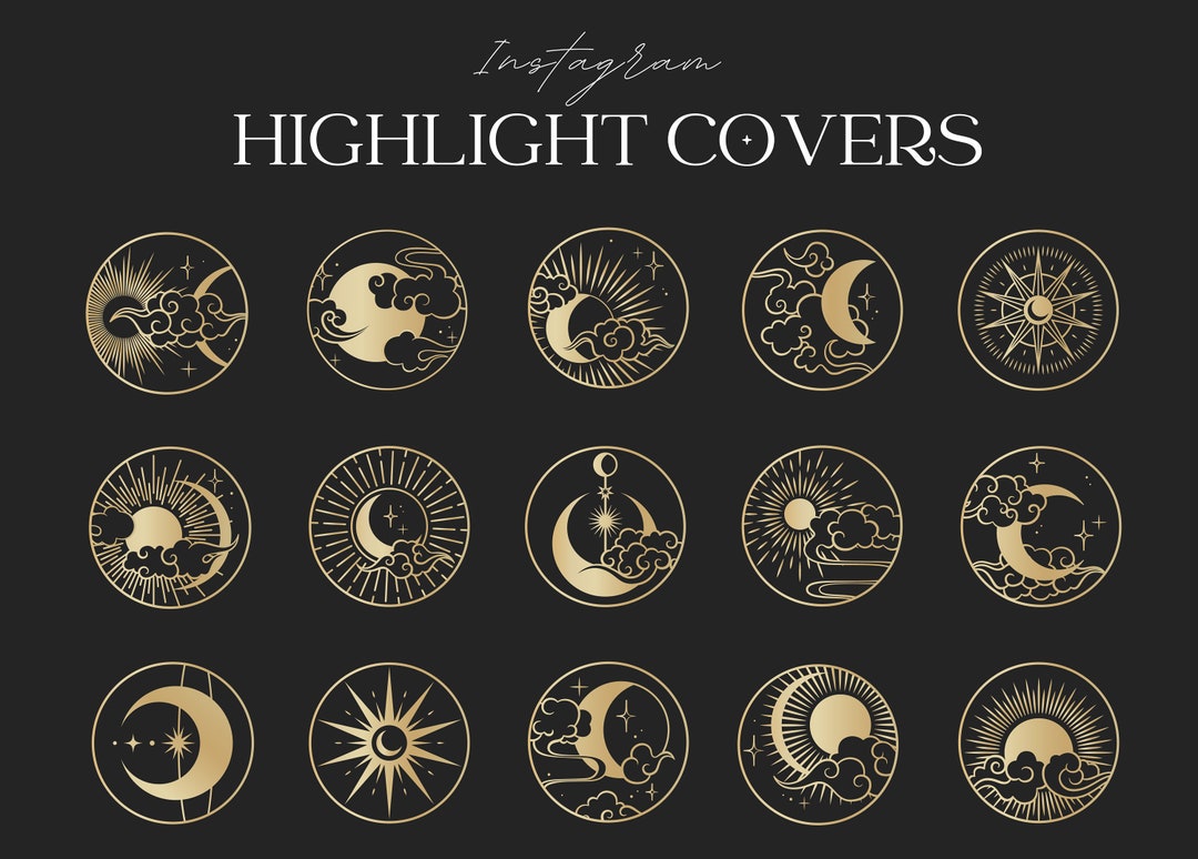 Moon Aesthetic Instagram Story Covers, Astrology Highlight Instagram ...