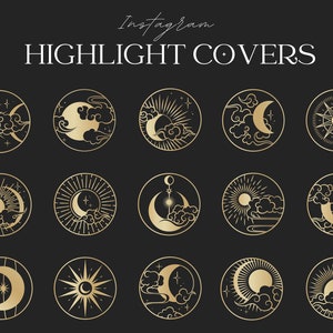 Moon Aesthetic Instagram Story Covers, Astrology Highlight Instagram ...
