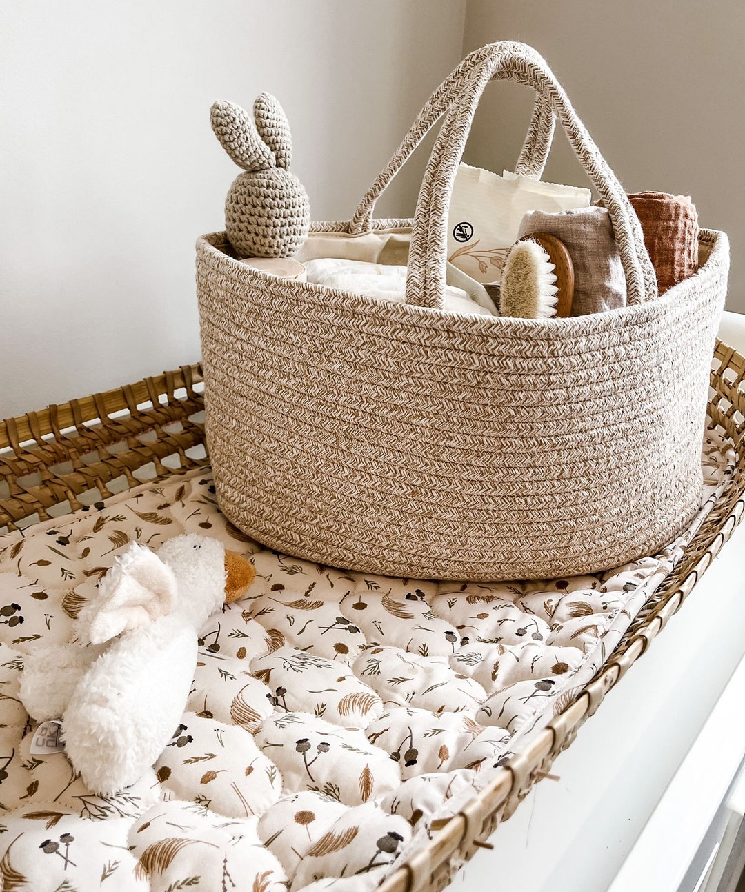 Nappy Caddy, Newborn Gift, Baby Shower Gift, Nursery Storage, Nappy ...