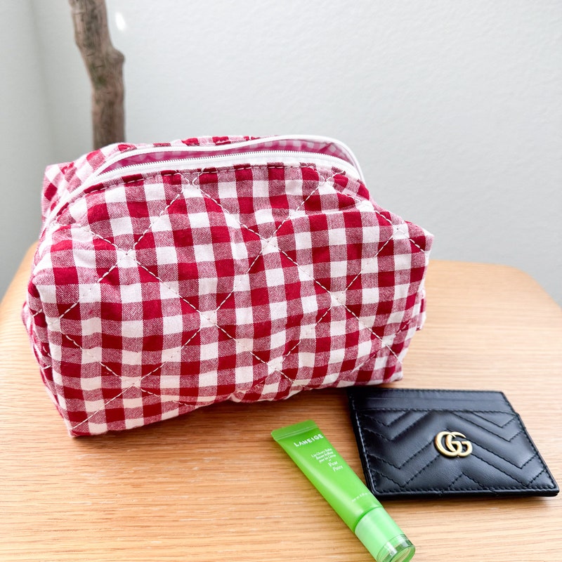Quilted Makeup Bag - Etsy