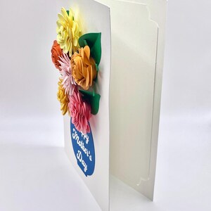 Happy Mother’s Day Floral Greeting Card - 3D Pinks/oranges/yellows - Etsy