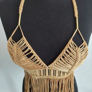 Macrame Cover Up, Macrame Clothing, Hand Knit Dress, Exotic Dress ...