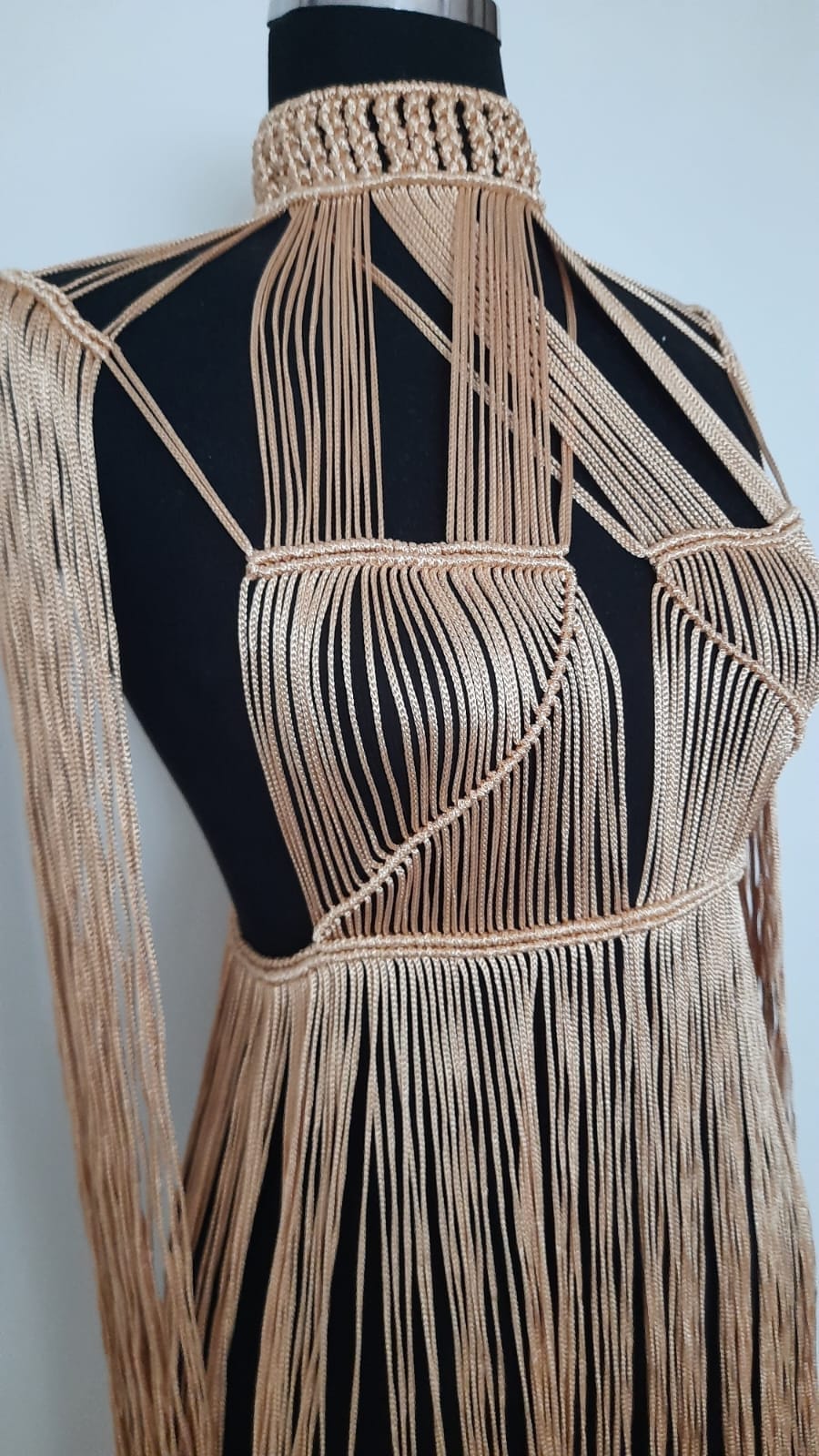 Macrame Cover Up Macrame Clothing Hand Knit Dress Exotic - Etsy