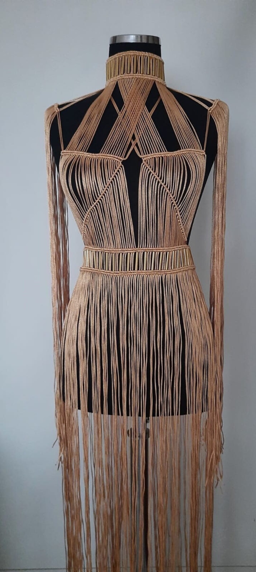 Stellar Boho Macrame Midi Dress - Custom Fit & Festival Ready - Etsy