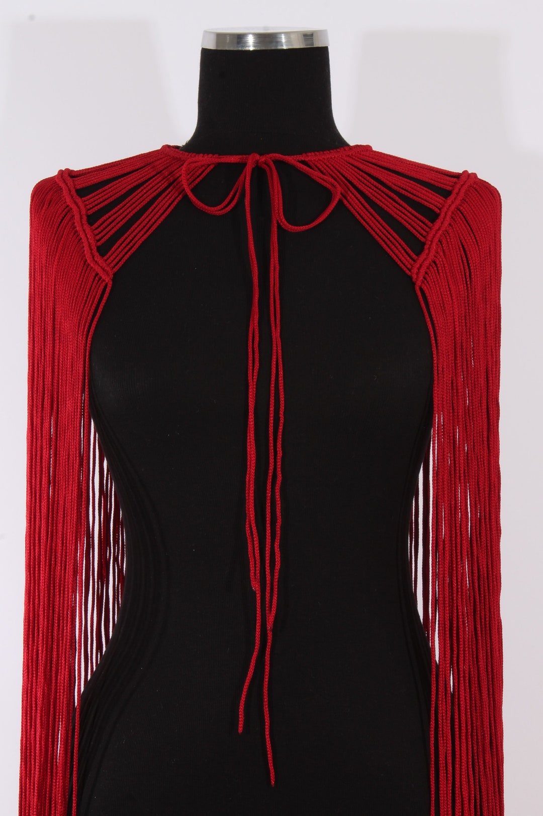 Red Cloak, Cosplay Pelerine, Red Outfit, Macramé Dress, Drama Costumes ...