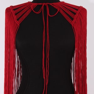 Red Cloak, Cosplay Pelerine, Red Outfit, Macramé Dress, Drama Costumes ...