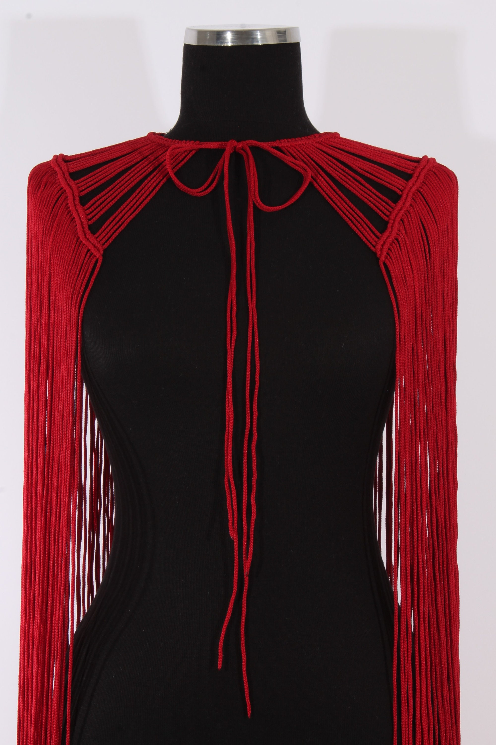 Red Cloak, Cosplay Pelerine, Red Outfit, Macramé Dress, Drama Costumes ...