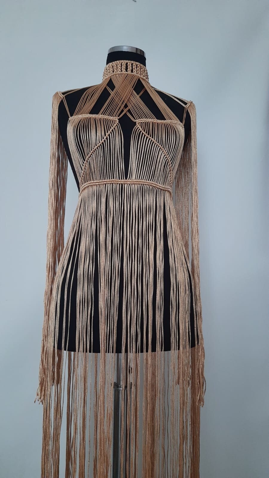 Macrame Cover Up, Macrame Clothing, Hand Knit Dress, Exotic Dress ...