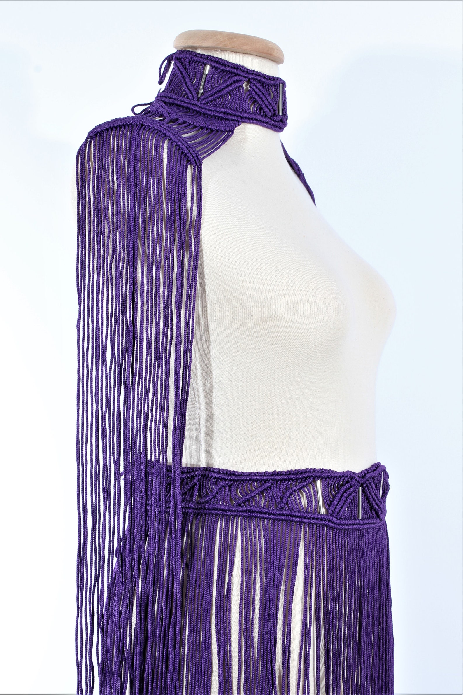 100% Handmade Macrame Summer Dress, Boho Cocktail Clothing,wedding ...