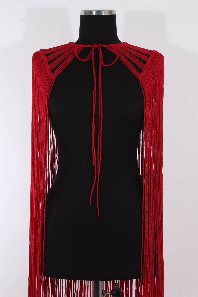 Red Cloak, Cosplay Pelerine, Red Outfit, Macramé Dress, Drama Costumes ...
