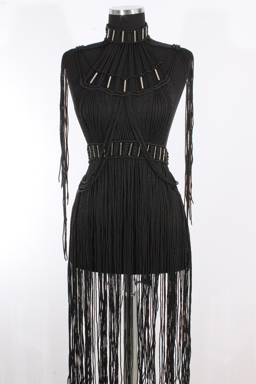 Macrame Cover Up, Macrame Clothing, Hand Knit Dress, Exotic Dress ...