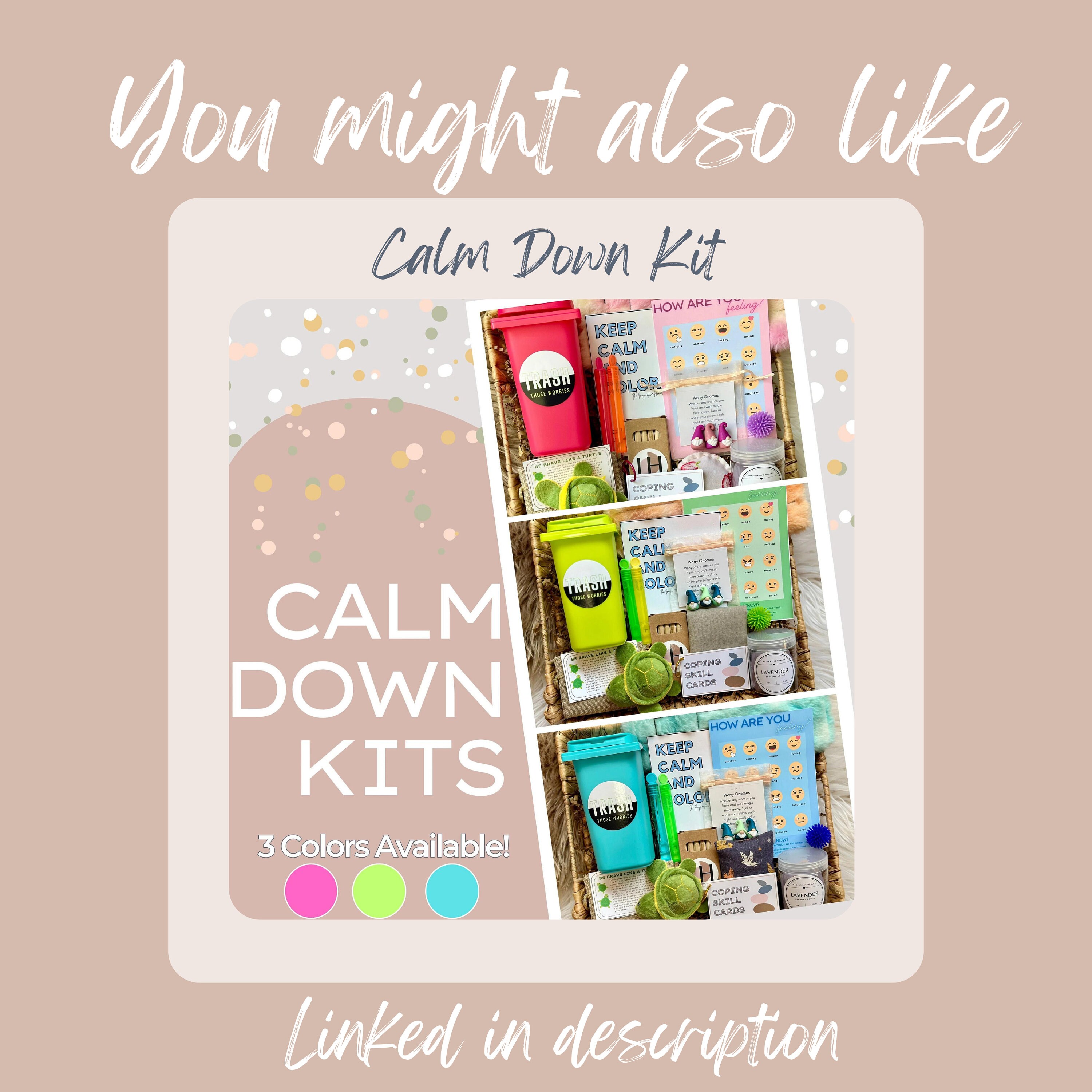 Sensory Toy Calming Corner Fidget ADHD Stress Gifts for Kids Anxiety Relief Toys Quiet Fidget ...