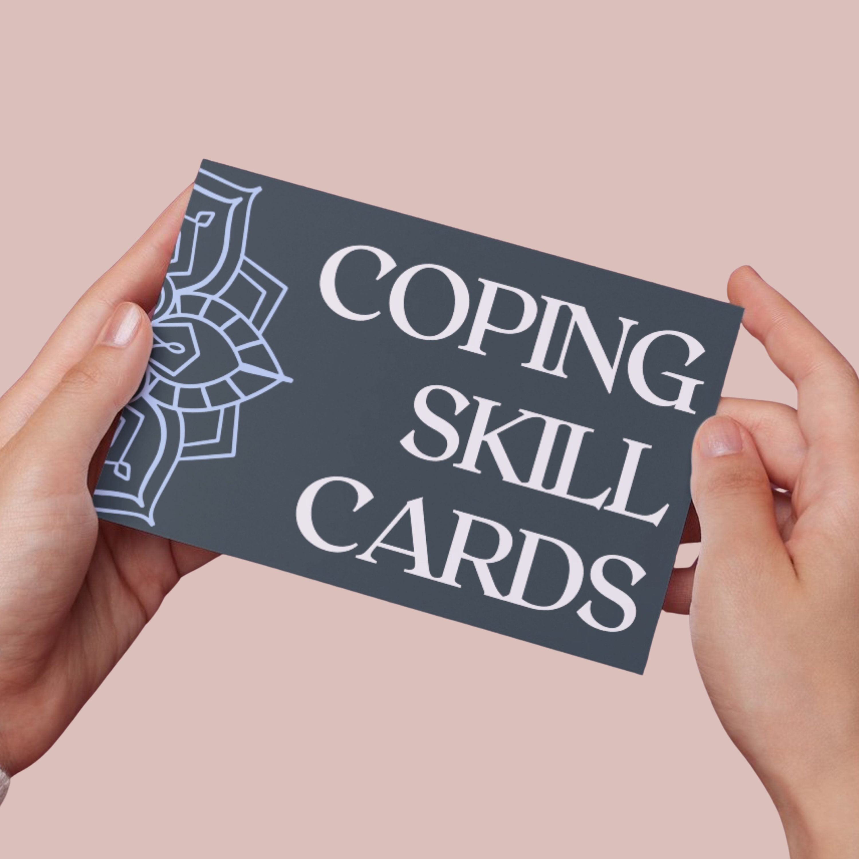 Coping Skill Cards Anxiety Relief Tool and Technique Stress Reduction ...