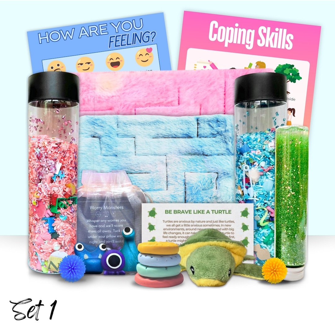Worry Management Resource for Kid Coping Skill Building Set Sensory ...