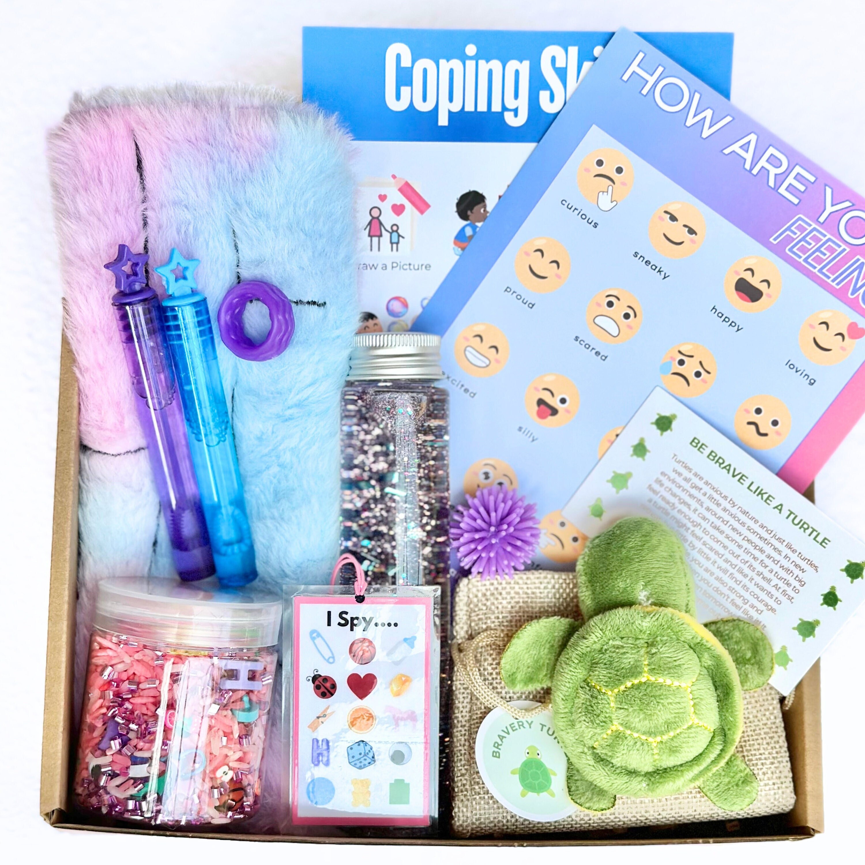Mental Health Kit Sensory Toy Calm Corner 4-6 Year Old Kid Anxiety ...