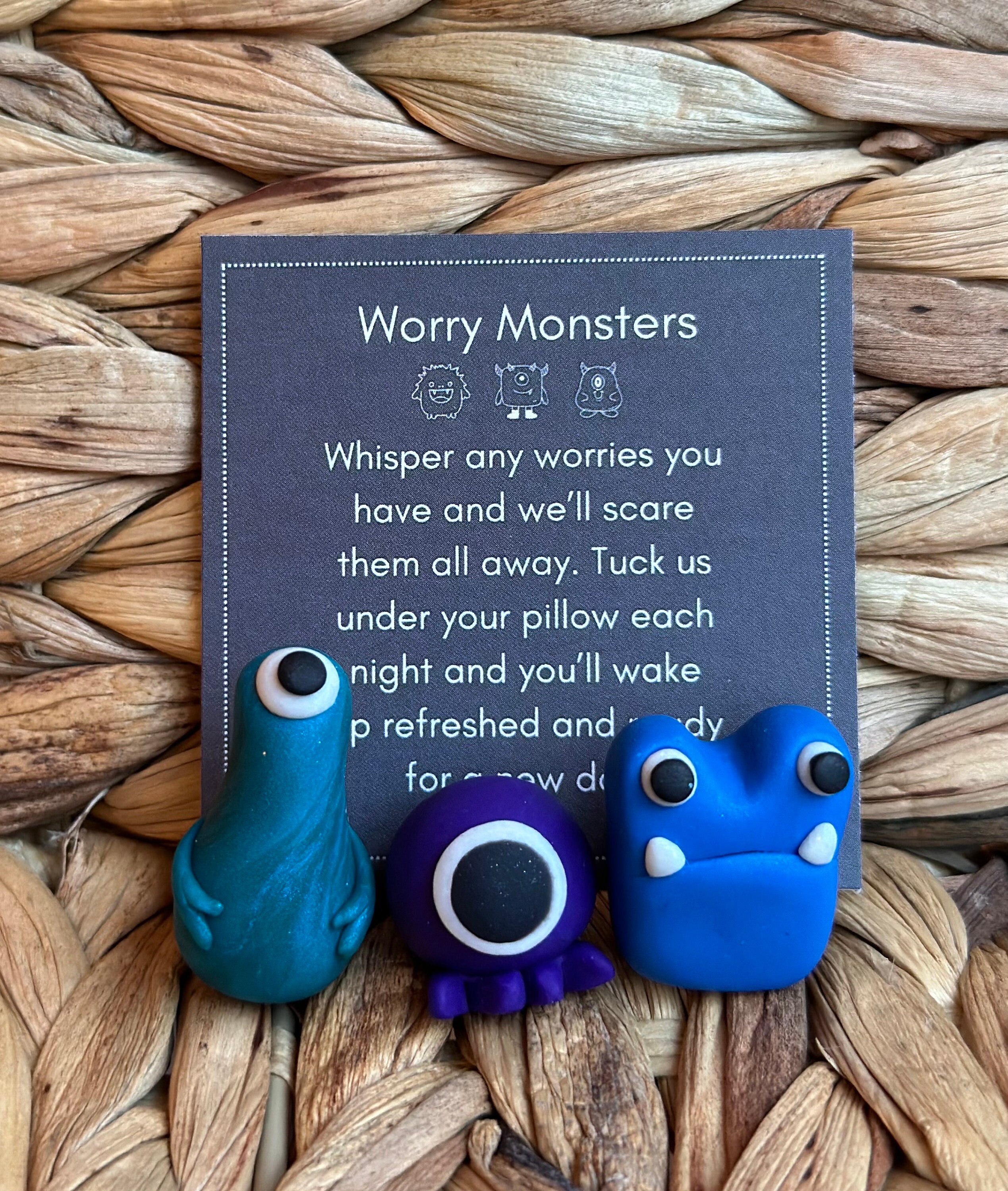 Worry Monsters Worry Dolls Kids Anxiety Nightmares Bad Dreams Gifts ...