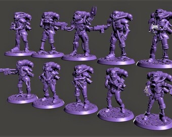 Cyborg Miniatures - Etsy