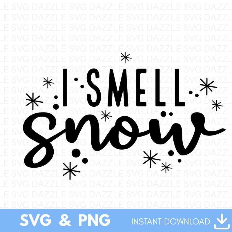 Embroidery I Smell Snow - Etsy