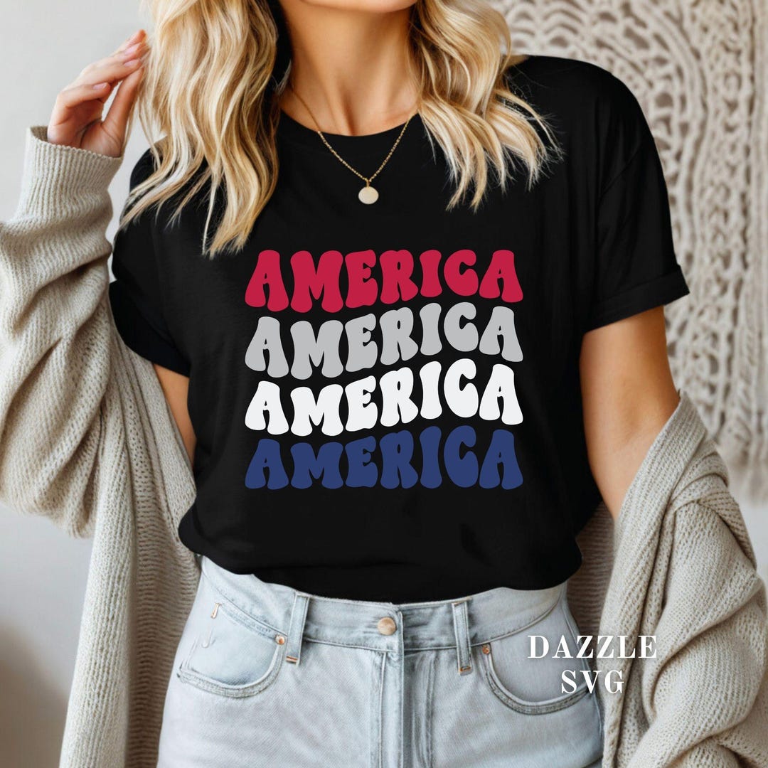 America SVG, PNG, 4th of July Svg, Patriotic Shirt, God Bless America ...