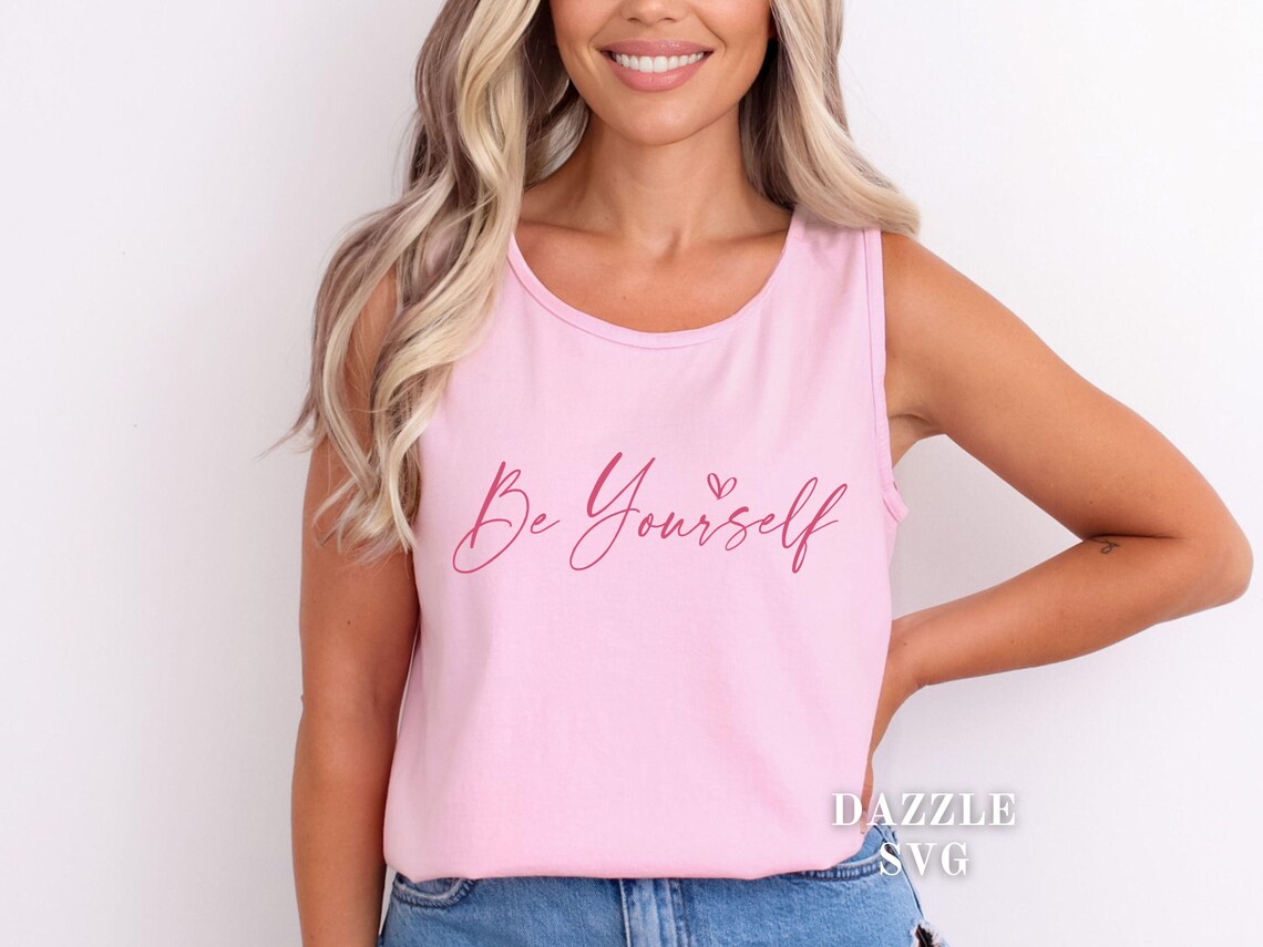 Be Yourself SVG, Self Love Affirmation, Motivational Quote, Self Care ...