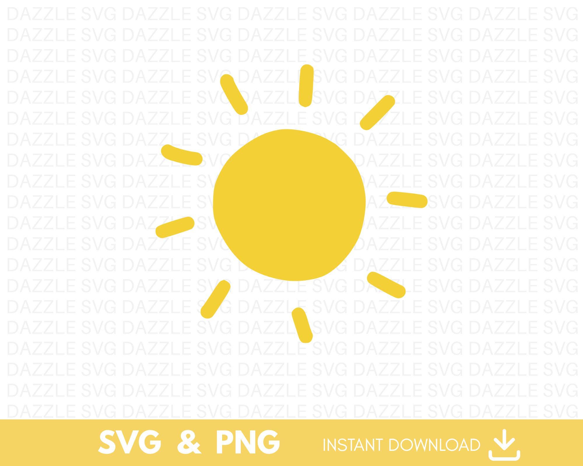 Sun Svg, Sun Clipart, Summer Svg, Sun Svg File, Sun Shirt Svg Design ...