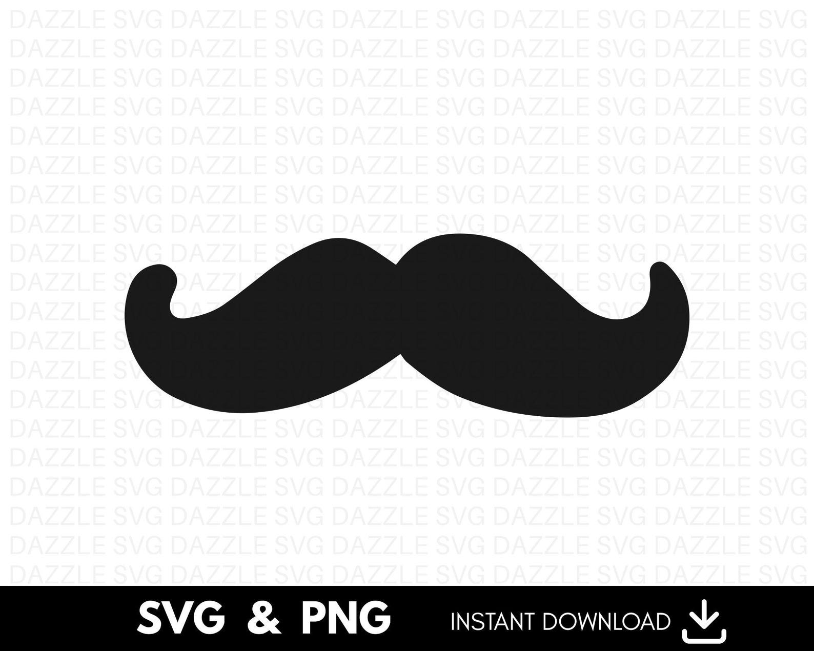 Mustache Svg, Mustache Vector, Mustache Clipart Svg, Man Beard Svg ...