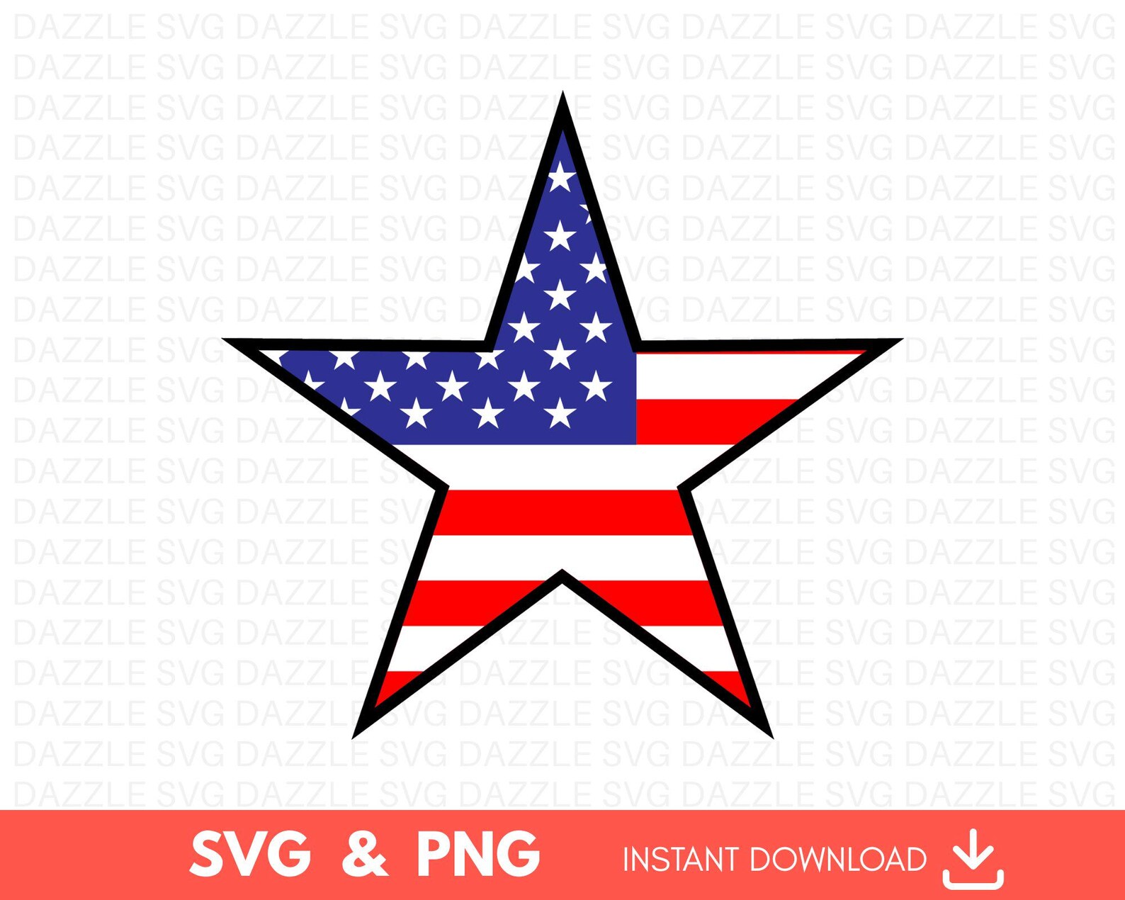 USA Star Svg, American Flag Svg, Star Svg, 4th July Shirt Svg, Star ...
