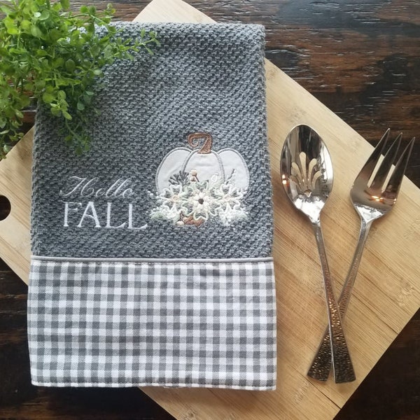 Applique Tea Towel - Etsy