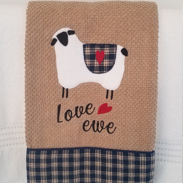 Hand Towel With Sheep - Etsy