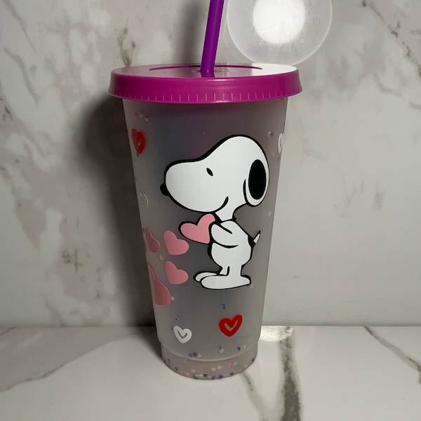 Snoopy Stanley Cup - Etsy