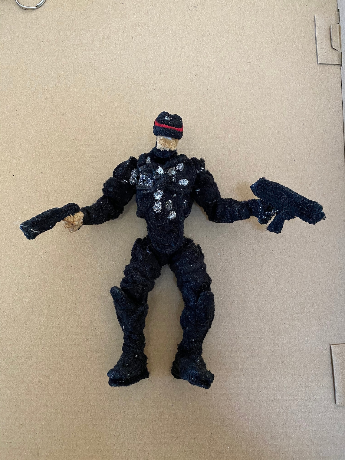 Pipe Cleaner Robocop Action Figure | Etsy