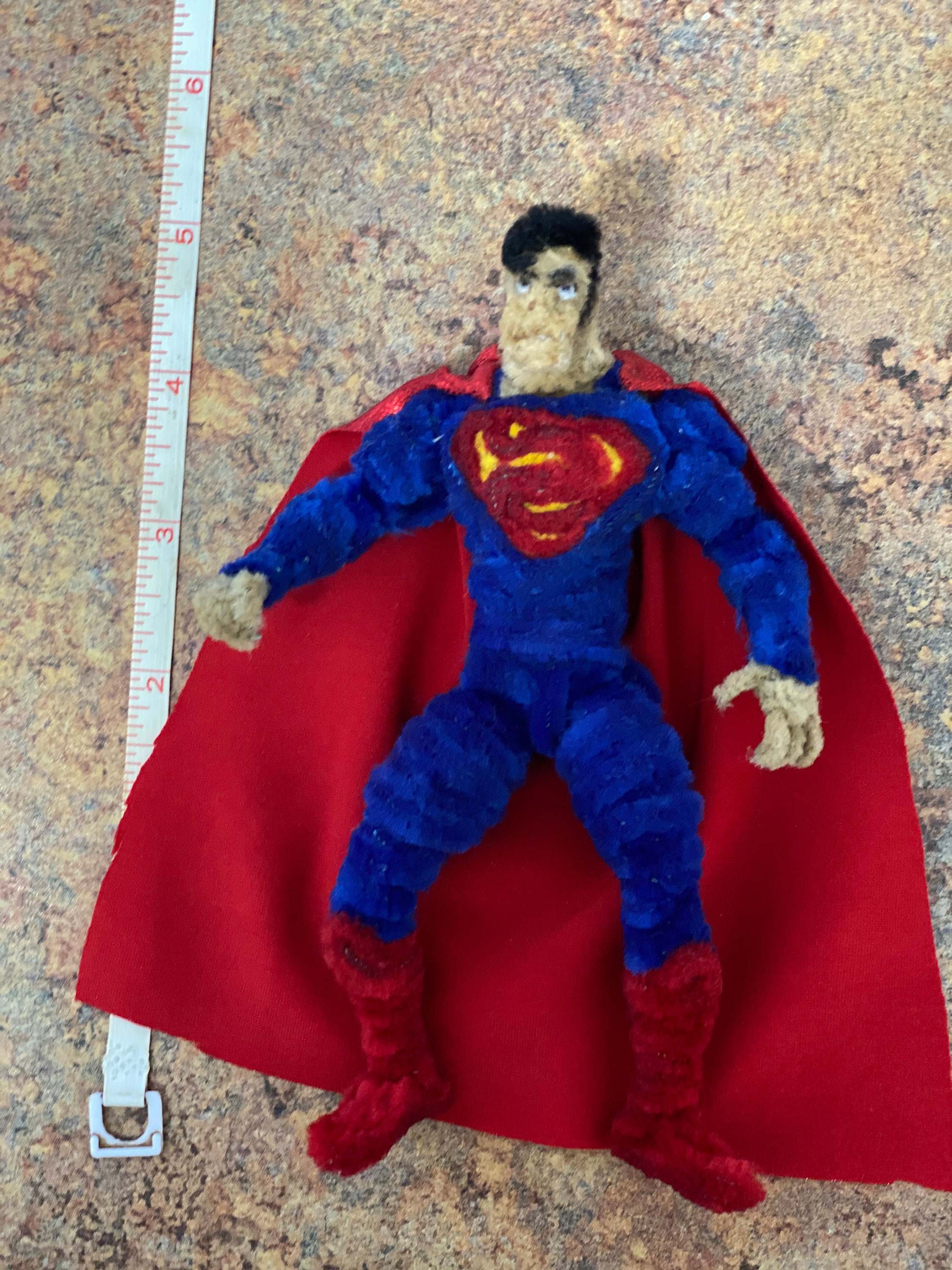 Pipe Cleaner Superman Action Figure - Etsy France
