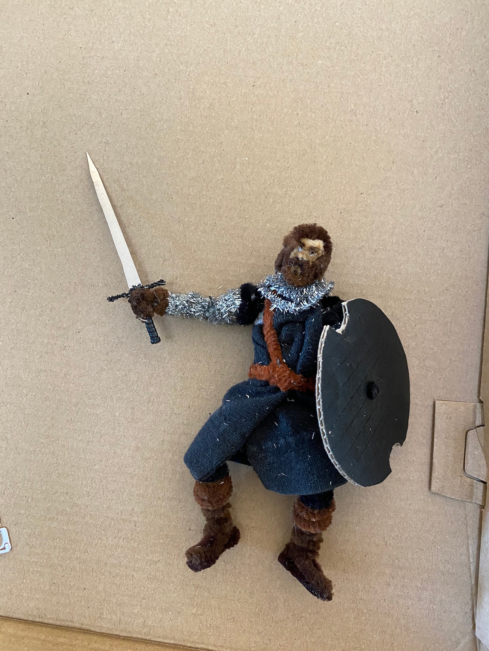 Pipe Cleaner Knight Action Figure | Etsy