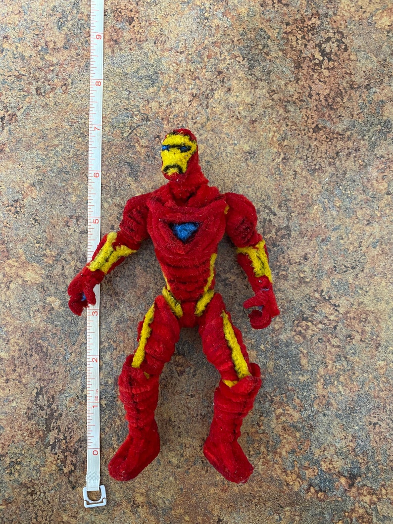 Pipe Cleaner Iron Man Action Figure - Etsy