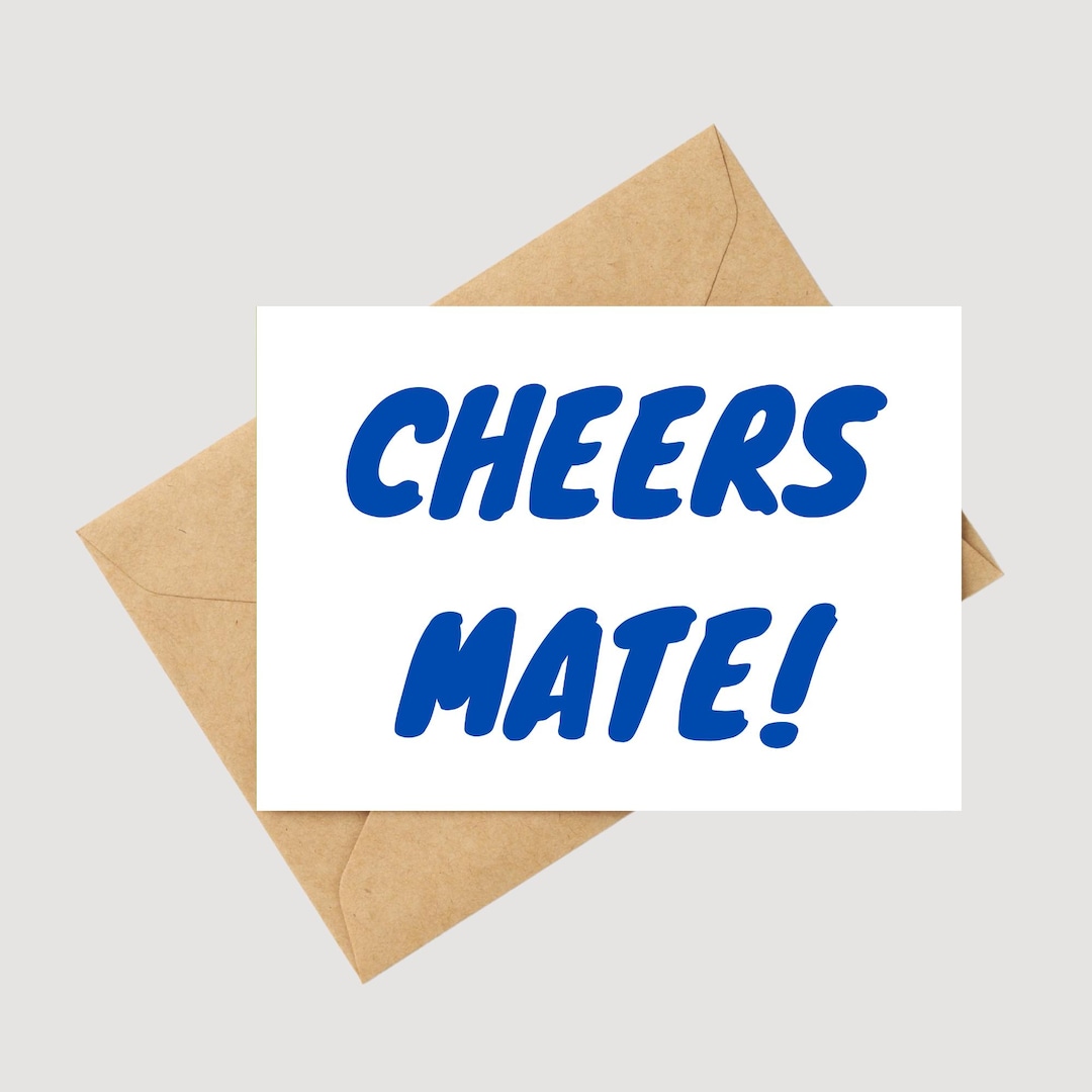 Thank You Card for Friend - A6 Mate Greetings Card - Etsy