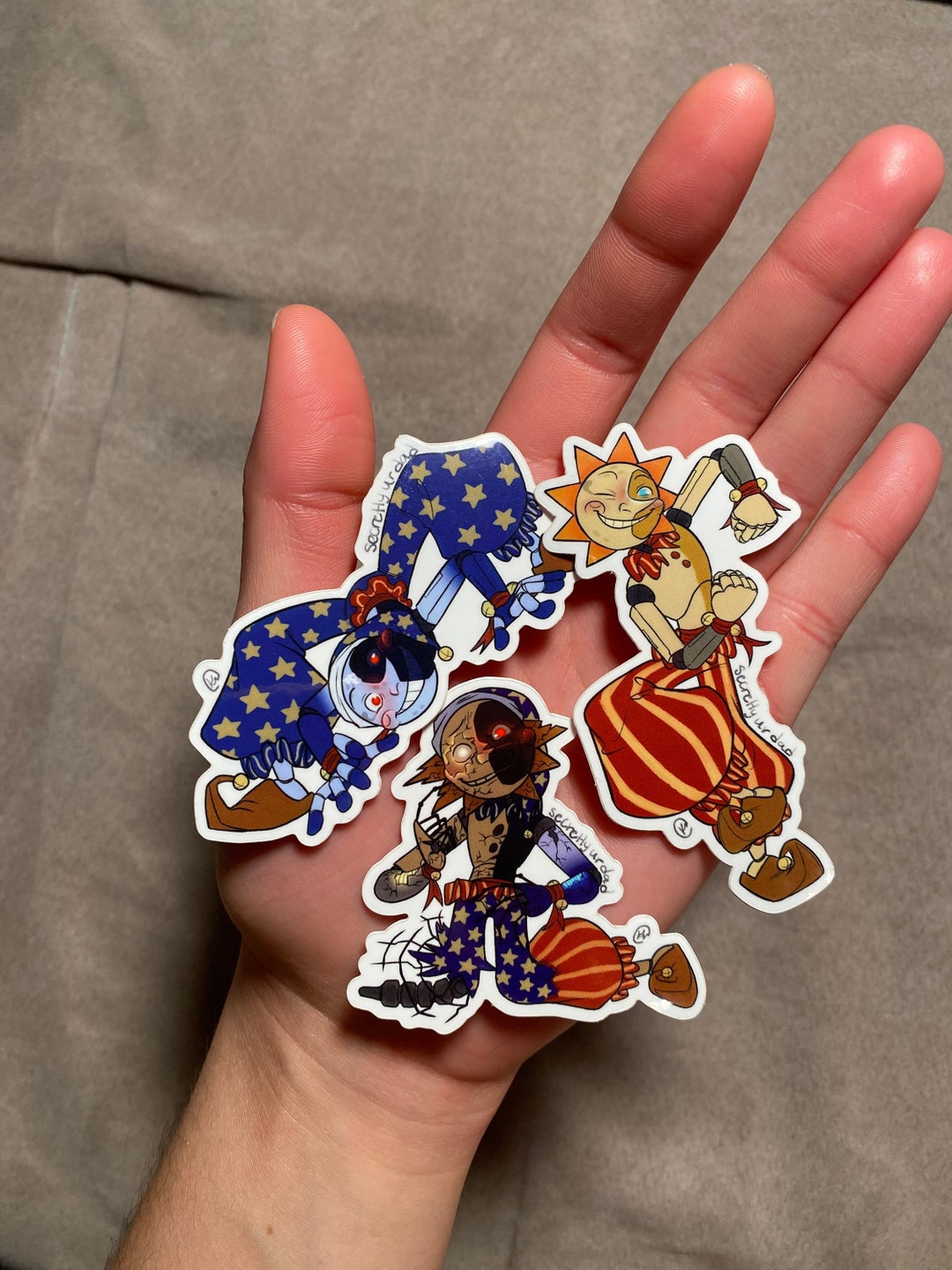 Sun Moon and Eclipse Vinyl Stickers - Etsy