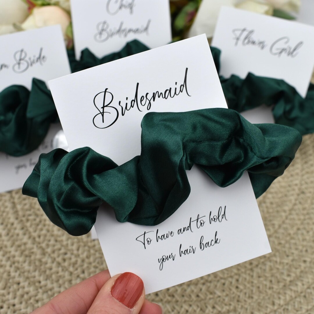 Teal Wedding Hair Scrunchie | Hair Scrunchie | Wedding Scrunchie ...