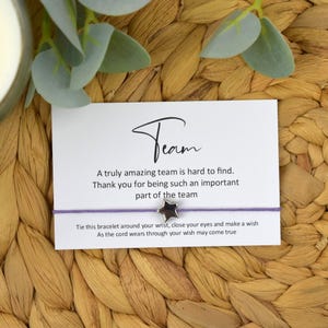 BULK - Team - A Truly Amazing Team | Work Wish Bracelet | Team Wish ...
