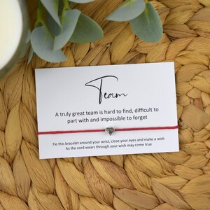 BULK - Team - A Truly Great Team | Work Wish Bracelet | Team Wish ...