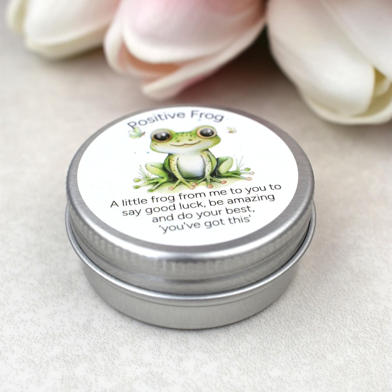 Positive Frog Tin | Positive Frog | Good Luck Gift | Positive Frog Gift ...