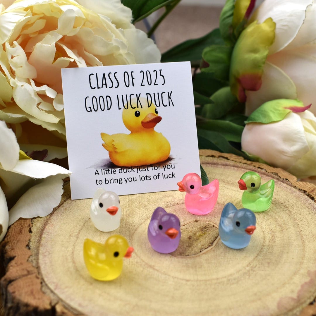 Luminous Class of 2025 Duck | Lucky Duck | Good Luck Gift | Lucky Duck ...