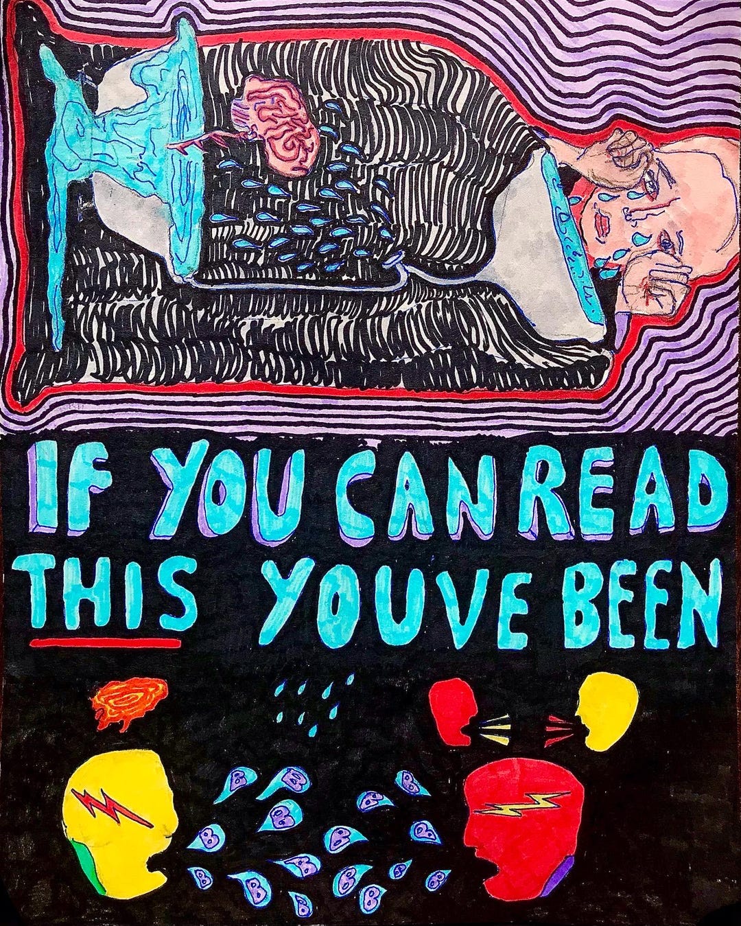 BBL1 Original Illustration From brainwashed by Language Series - Etsy