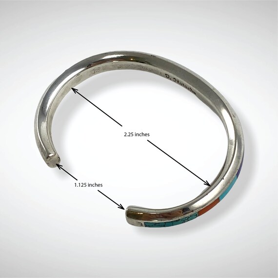 Vintage Troy Natachu Inlay Cuff Bracelet, Southwest J… - Gem