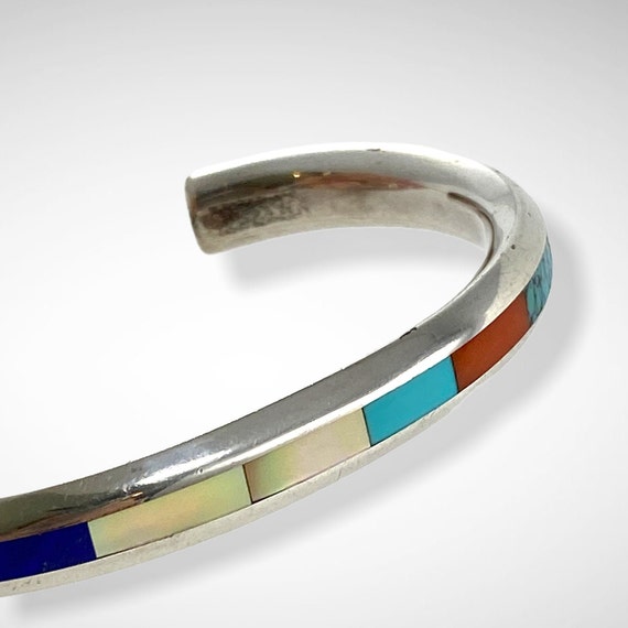 Vintage Troy Natachu Inlay Cuff Bracelet, Southwest J… - Gem